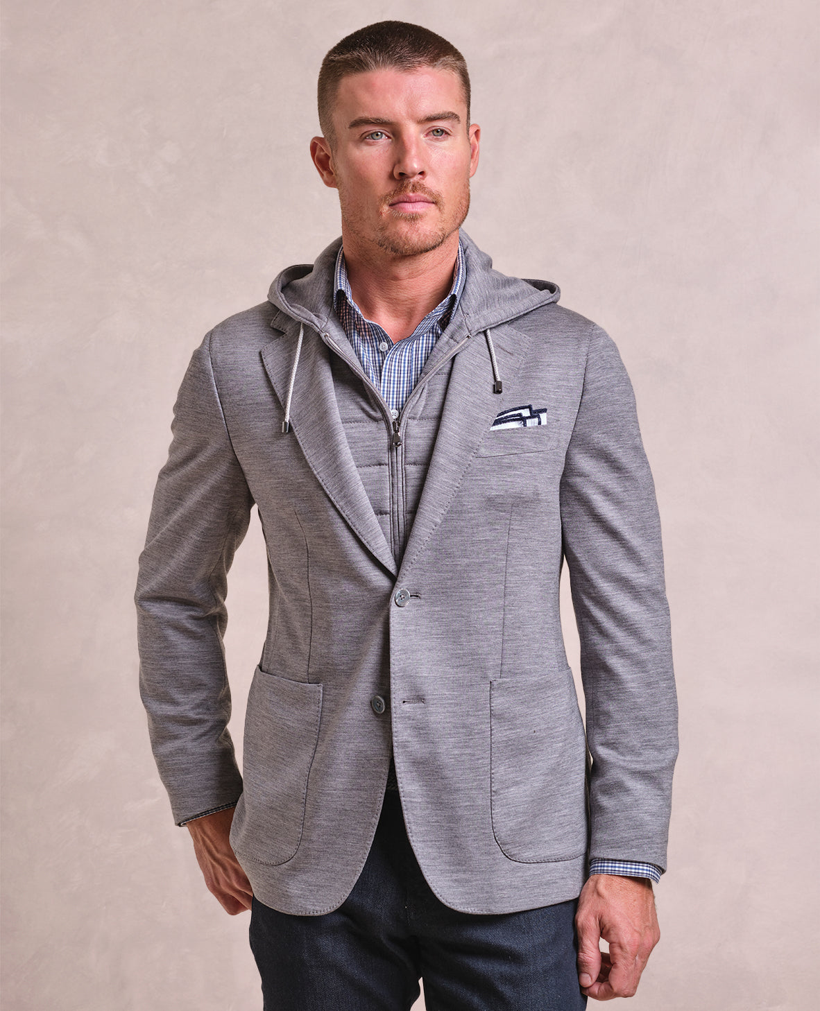 The Kane - Reda Hoodie ZIp Out Soft Jacket - Grey Heather – Rye 51