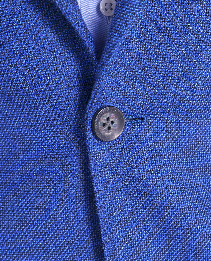 The George - Luxe Textured Soft Jacket - Blue – Rye 51